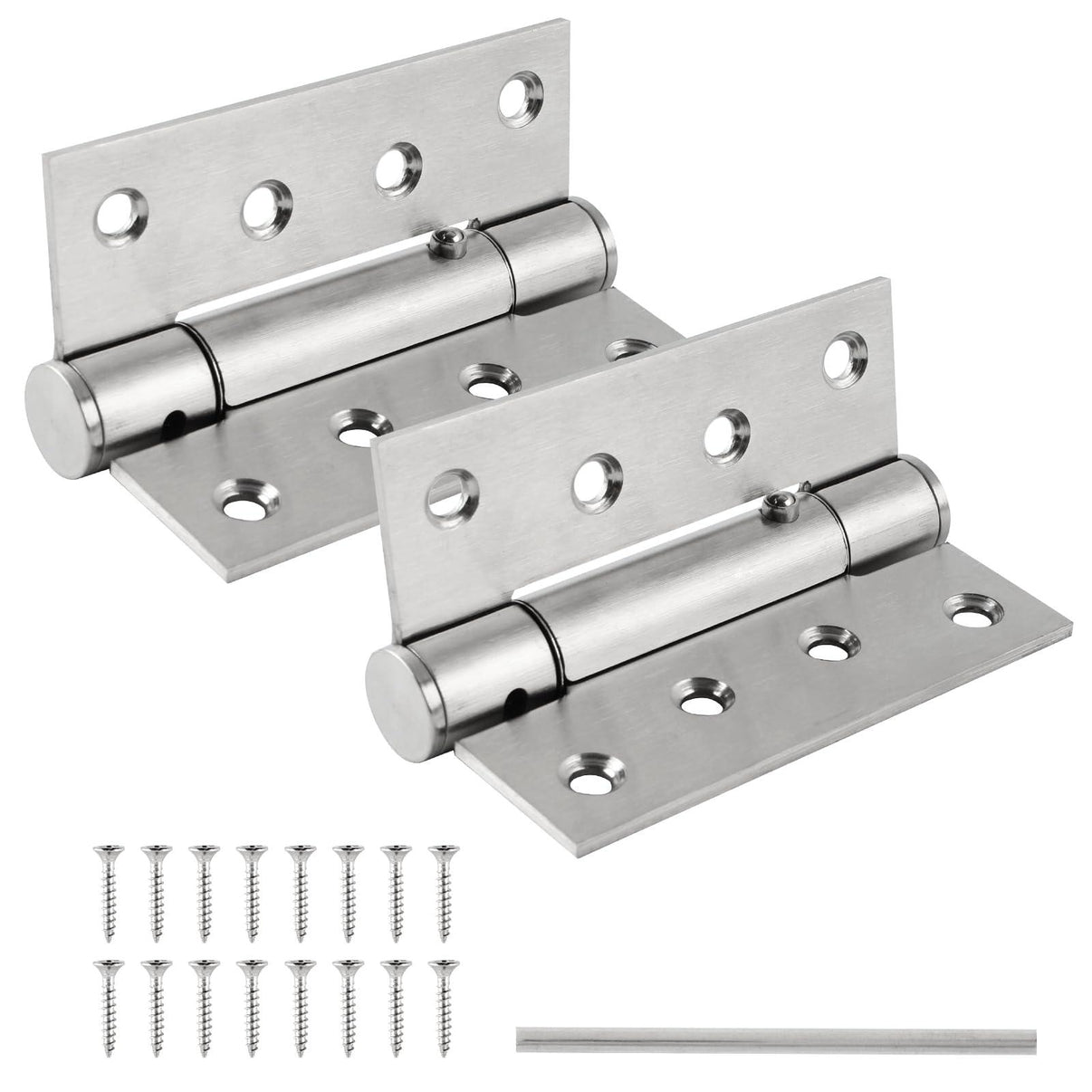 TamBee Auto Close Door Hinges Detent Spring Loaded Hinges Self Closing